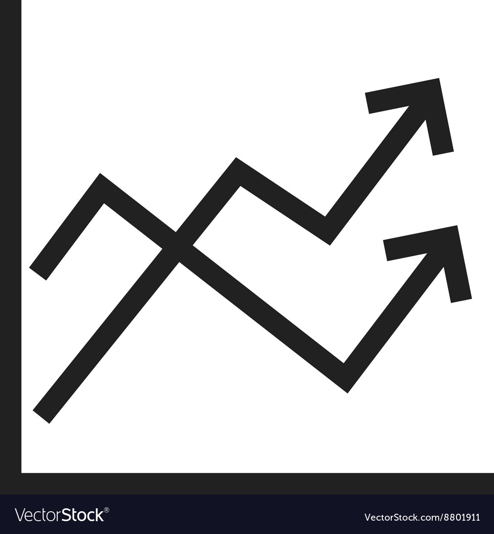 Multiple line graph Royalty Free Vector Image - VectorStock