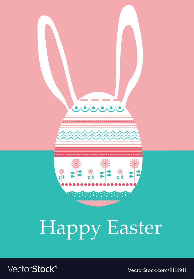 Template easter greeting card Royalty Free Vector Image