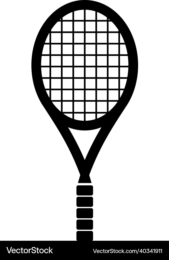 Tennis racket icon design template isolated Vector Image