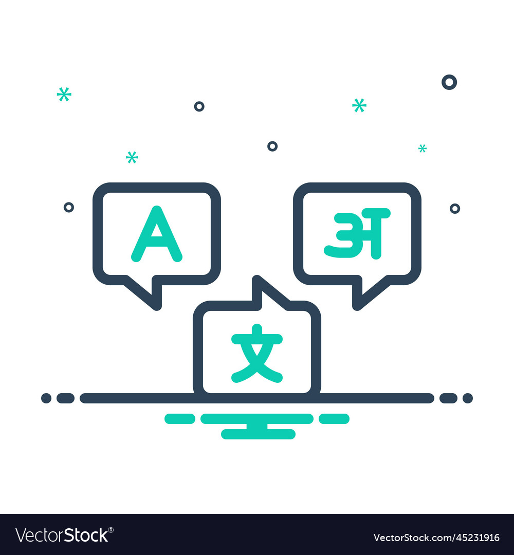 Language Royalty Free Vector Image - VectorStock