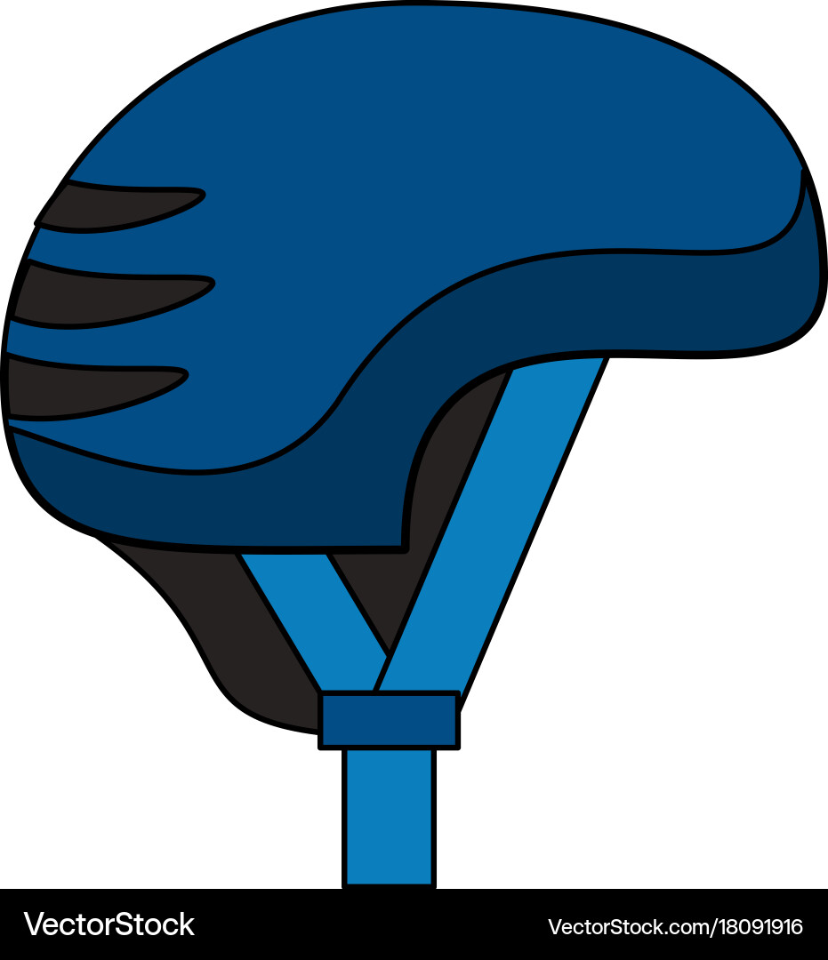 Sports helmet icon image Royalty Free Vector Image