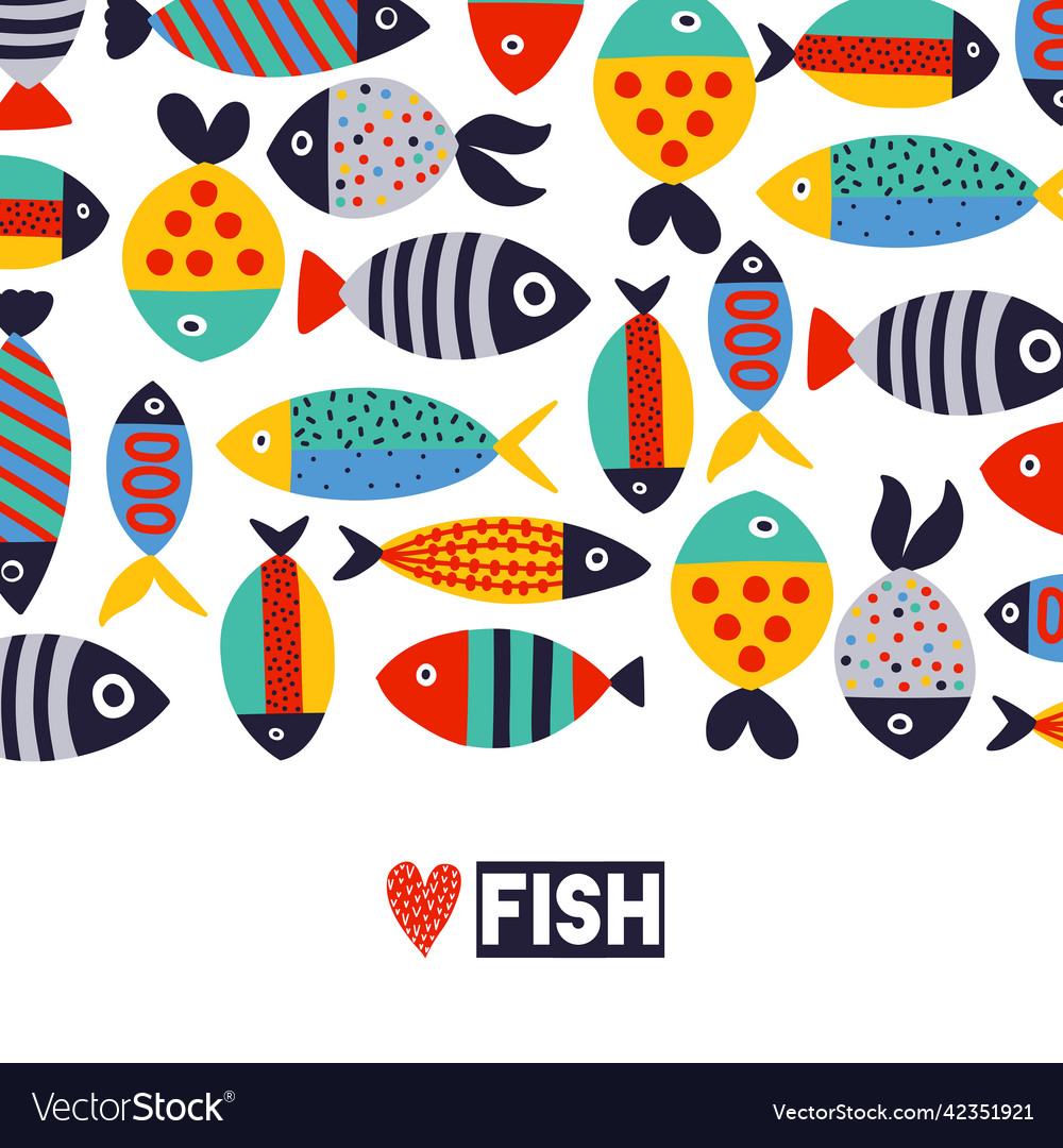 Cute fish Royalty Free Vector Image - VectorStock