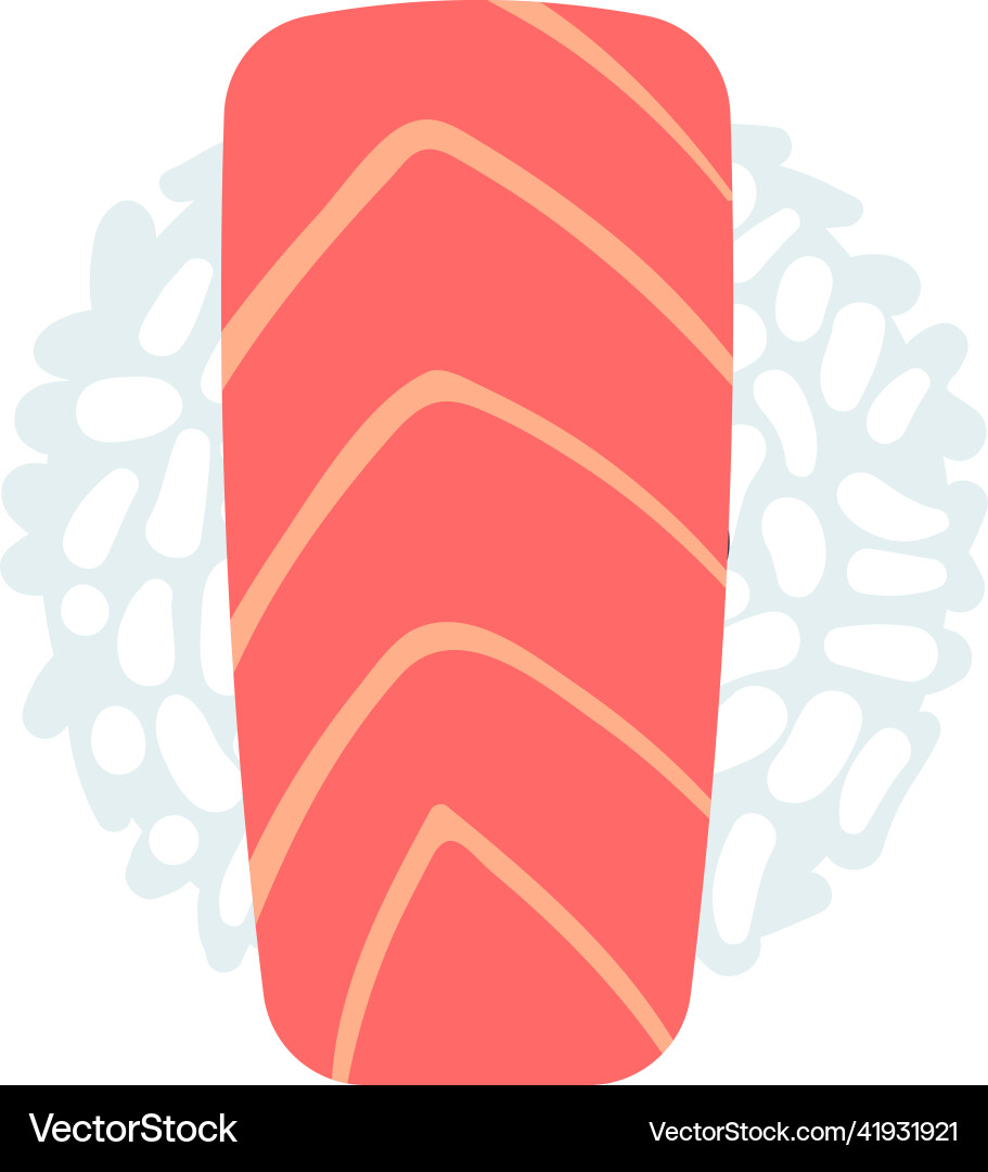 Delicious sashimi traditional asian seafood Vector Image