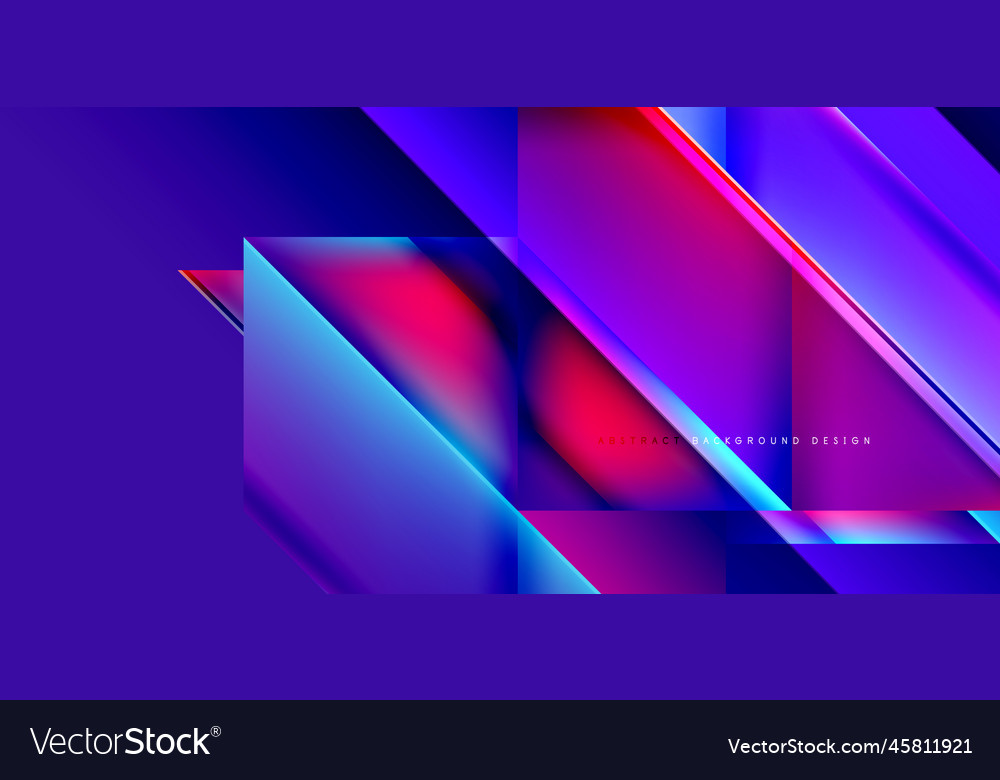 Dynamic triangle design with fluid gradient colors