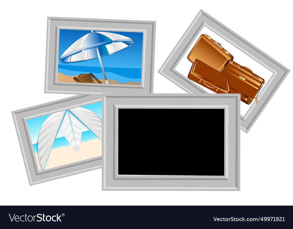 Empty pictures Royalty Free Vector Image - VectorStock