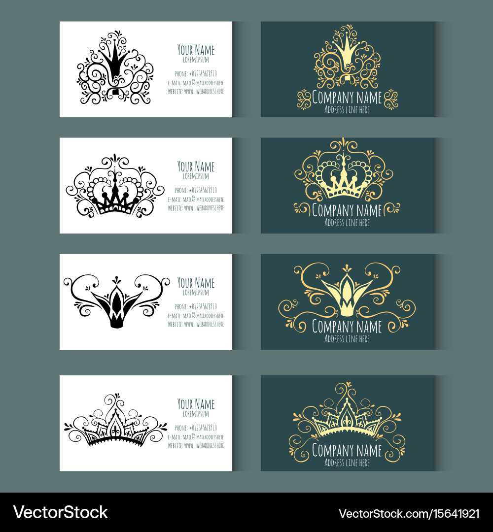 Set of templates for corporate style Royalty Free Vector