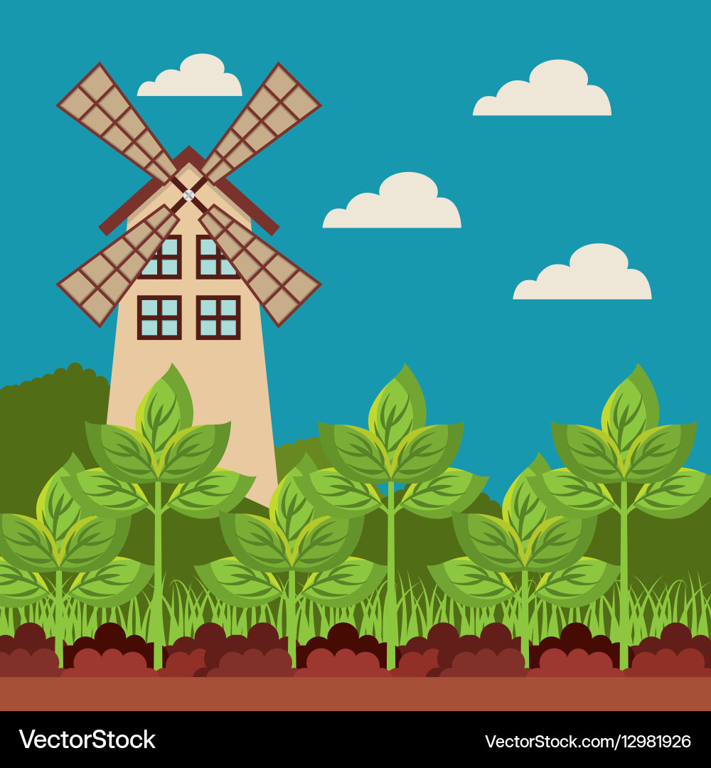 Agriculture production concept icon Royalty Free Vector