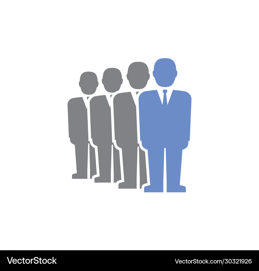 Business people related icon on background Vector Image