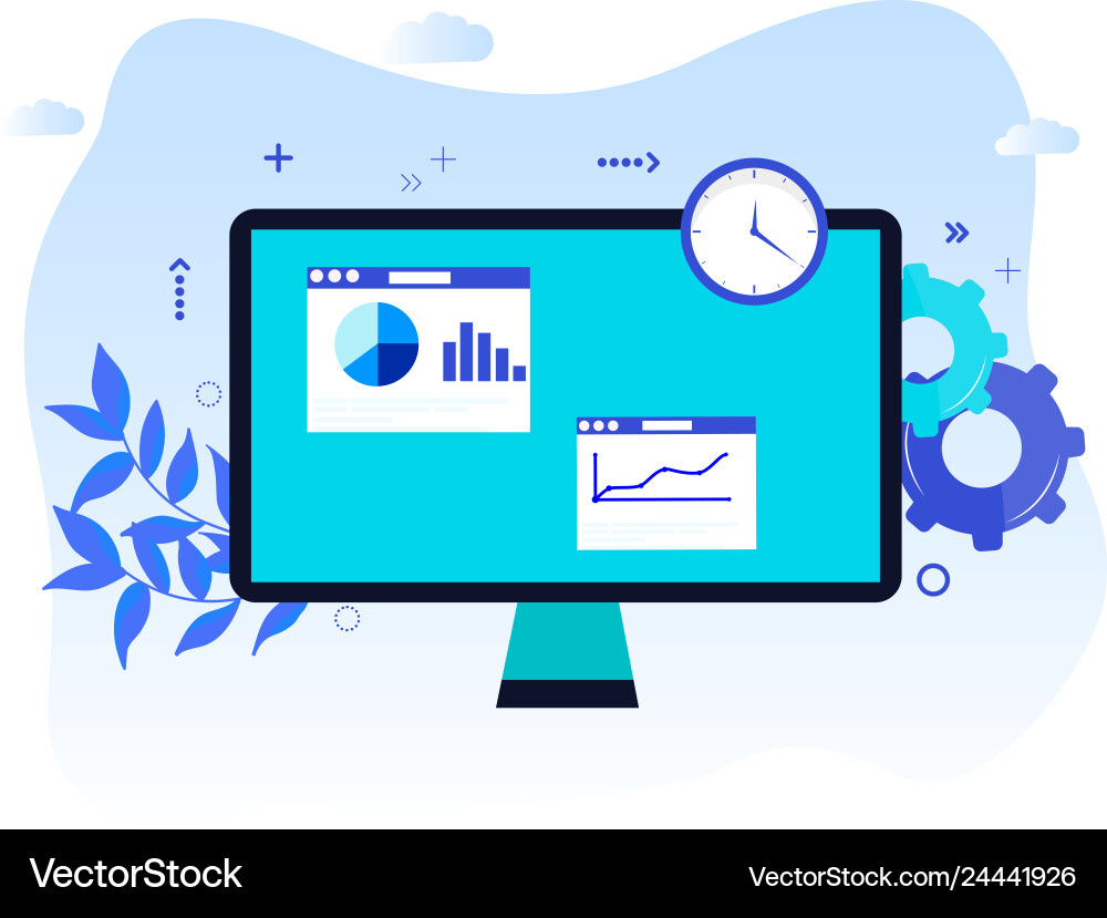 Concept of business Royalty Free Vector Image - VectorStock