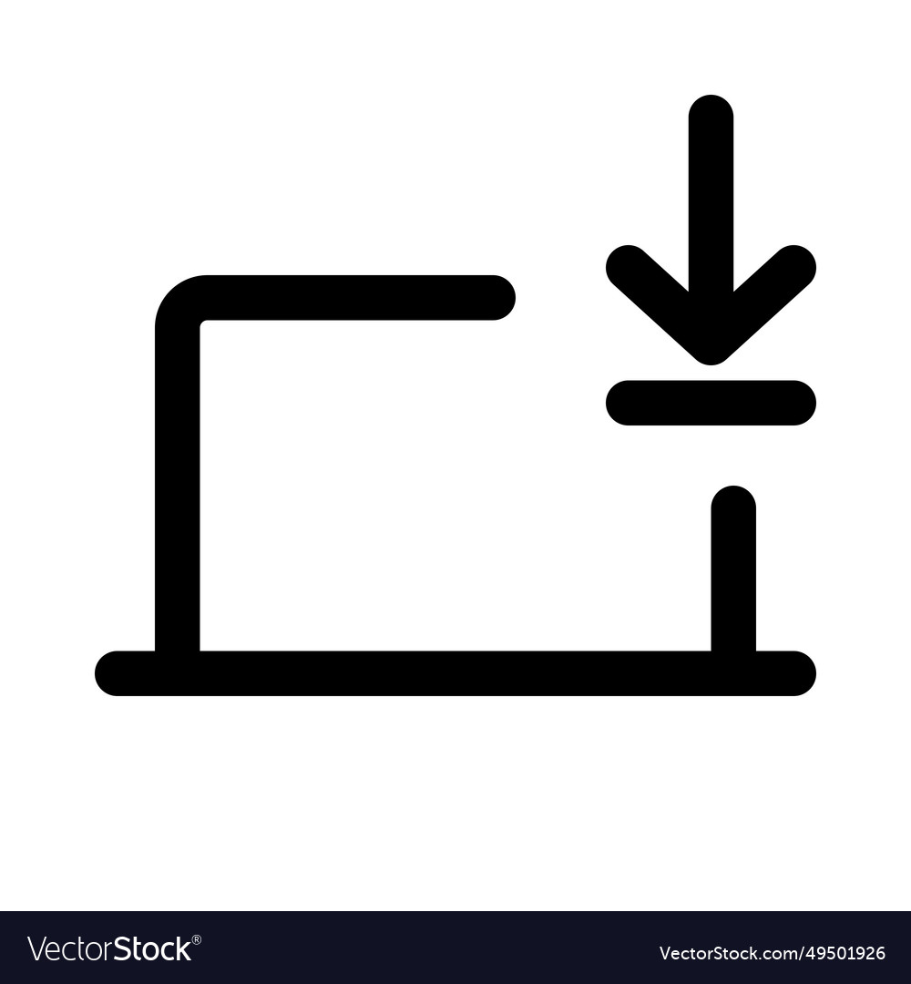 Fetching and saving data onto laptop storage Vector Image