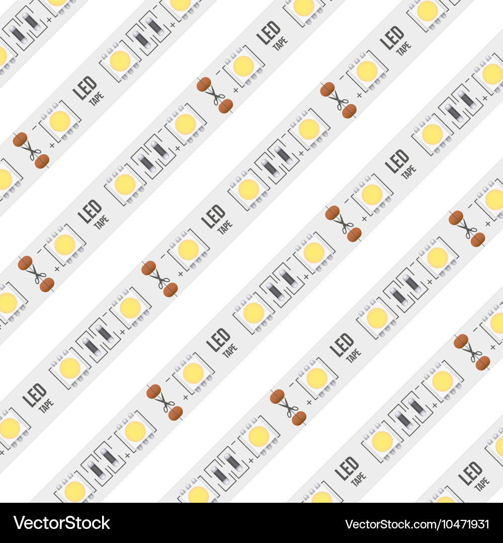 Background of led tapes Royalty Free Vector Image