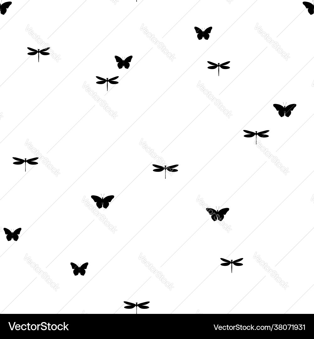 Butterfly pattern Royalty Free Vector Image - VectorStock