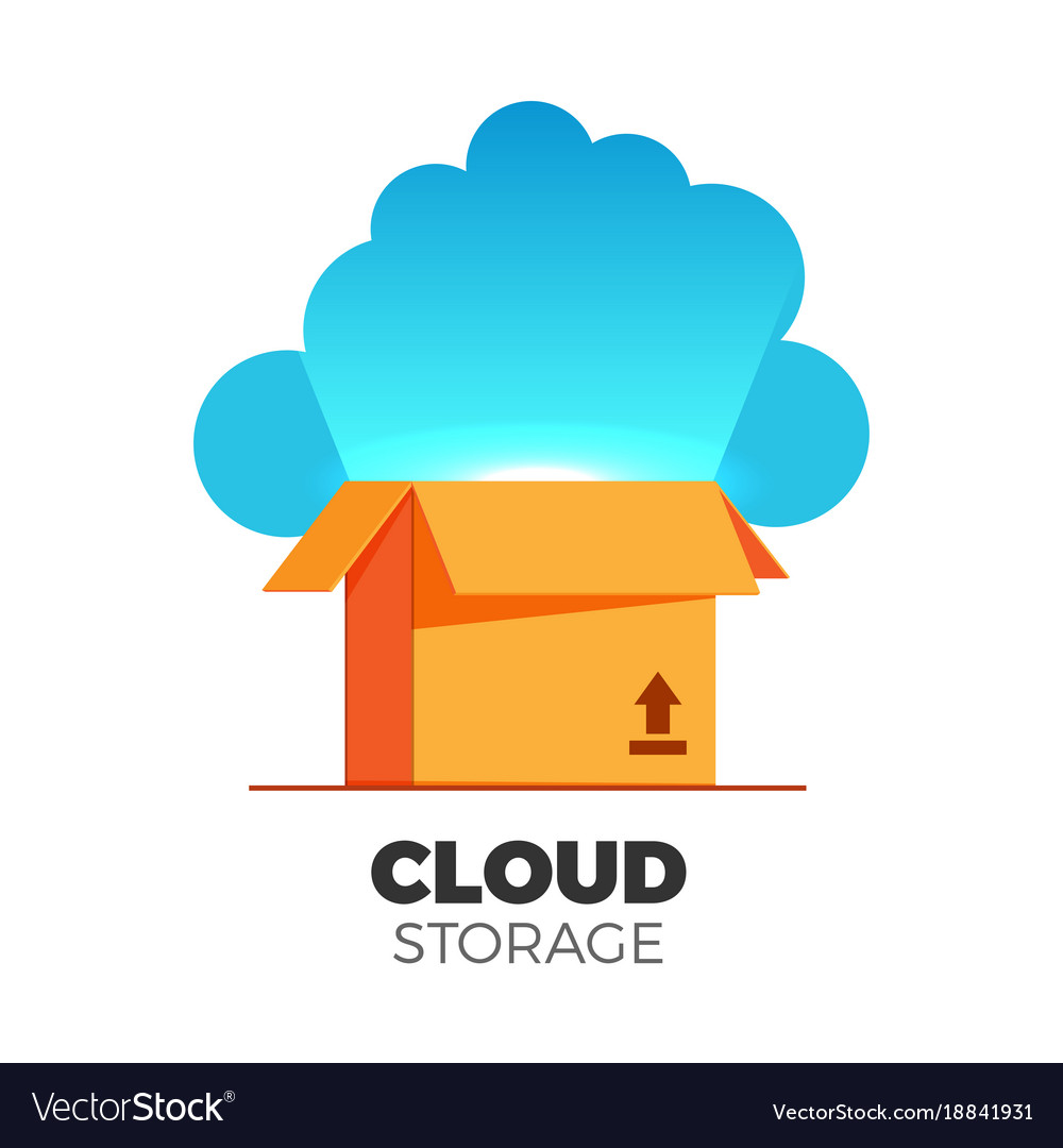Cloud storage Royalty Free Vector Image - VectorStock