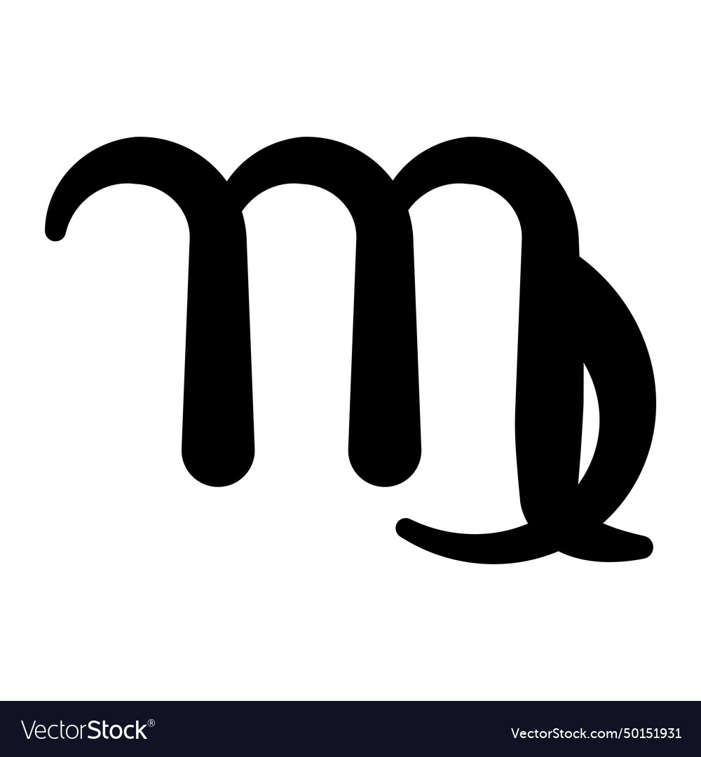 Virgo zodiac icon Royalty Free Vector Image - VectorStock Virgo zodiac icon Royalty Free Vector Image - VectorStock