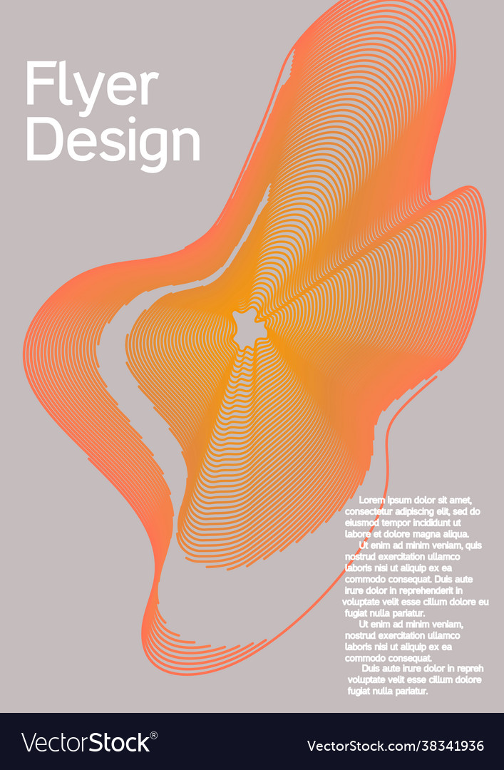 Creative background from abstract lines to create Vector Image