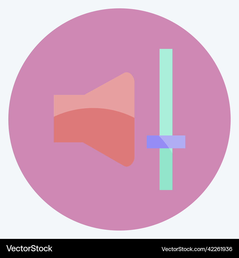 Icon change music volume suitable for music Vector Image