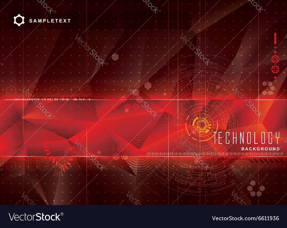 Technical red background Royalty Free Vector Image