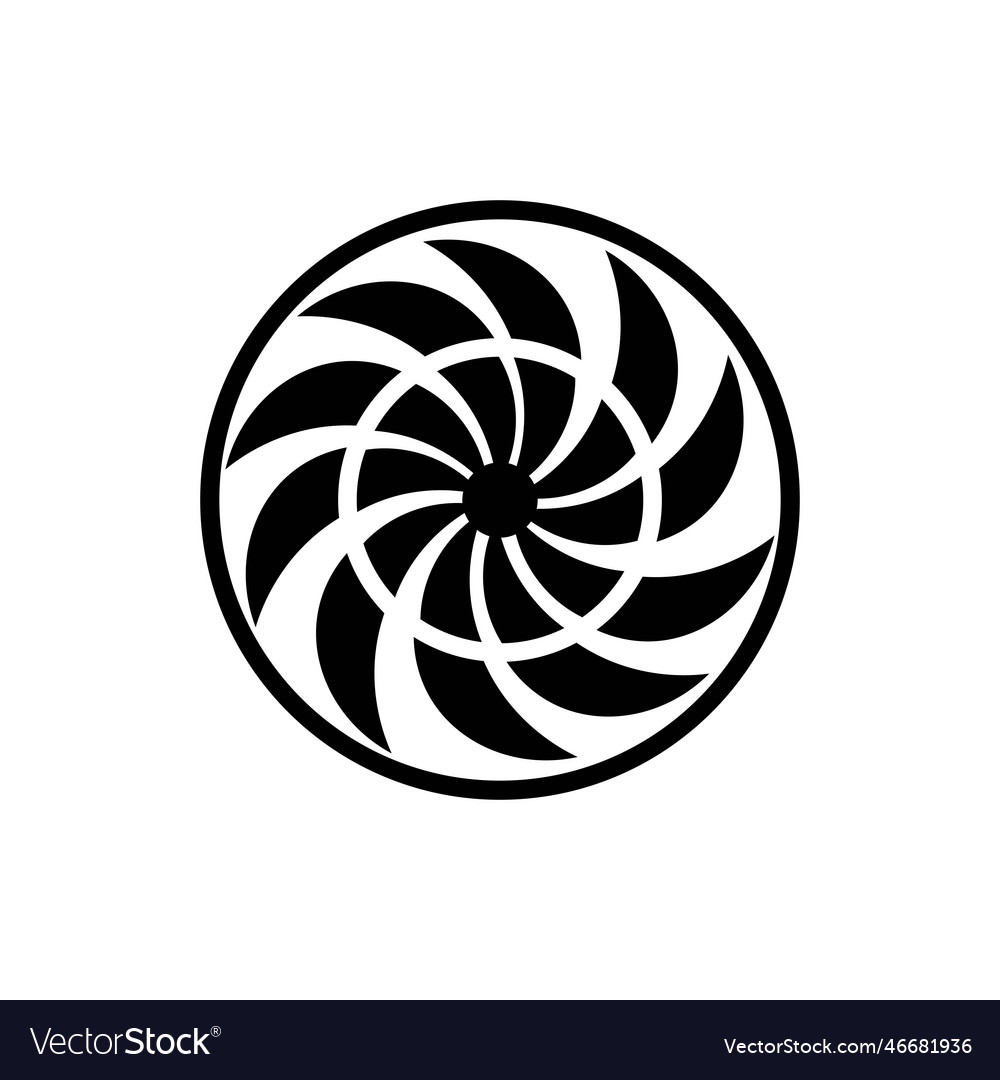 Vortex logo Royalty Free Vector Image - VectorStock