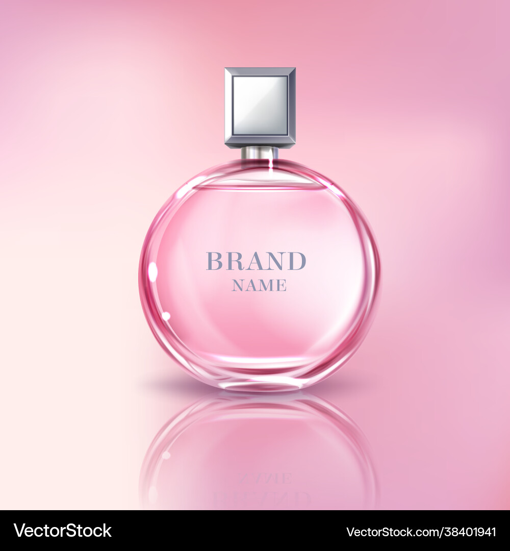 3d realistic perfume bottle for women Royalty Free Vector