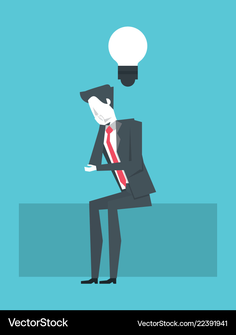 Business leader and high achiever Royalty Free Vector Image