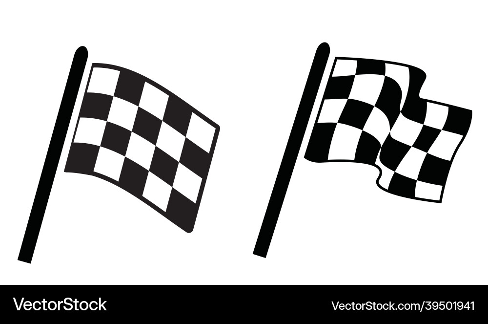 Finish icon sign symbol isolated Royalty Free Vector Image