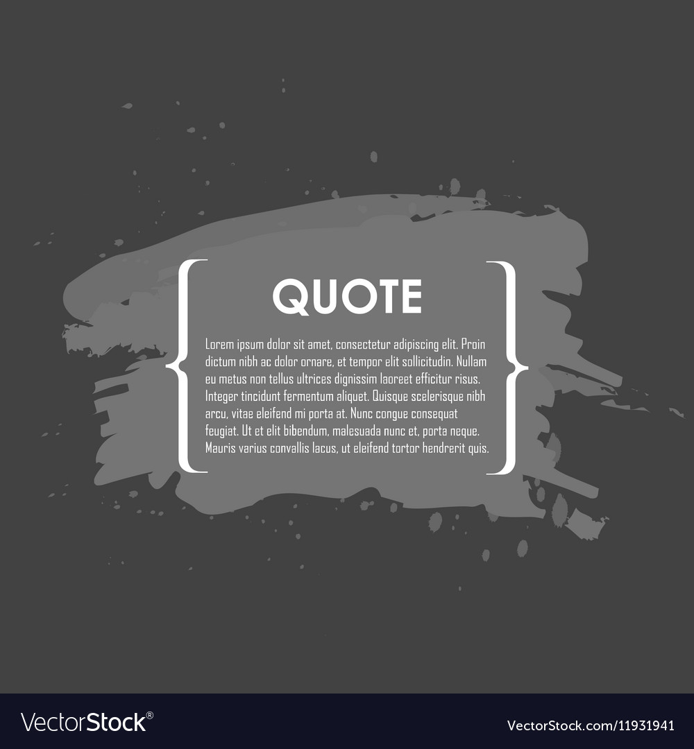 Quote text bubble commas note message Royalty Free Vector