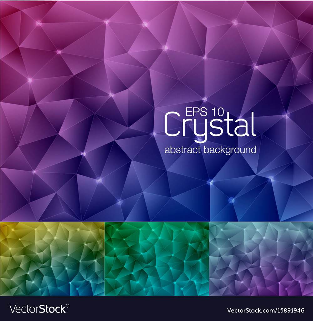 Crystal abstract background 6 Royalty Free Vector Image