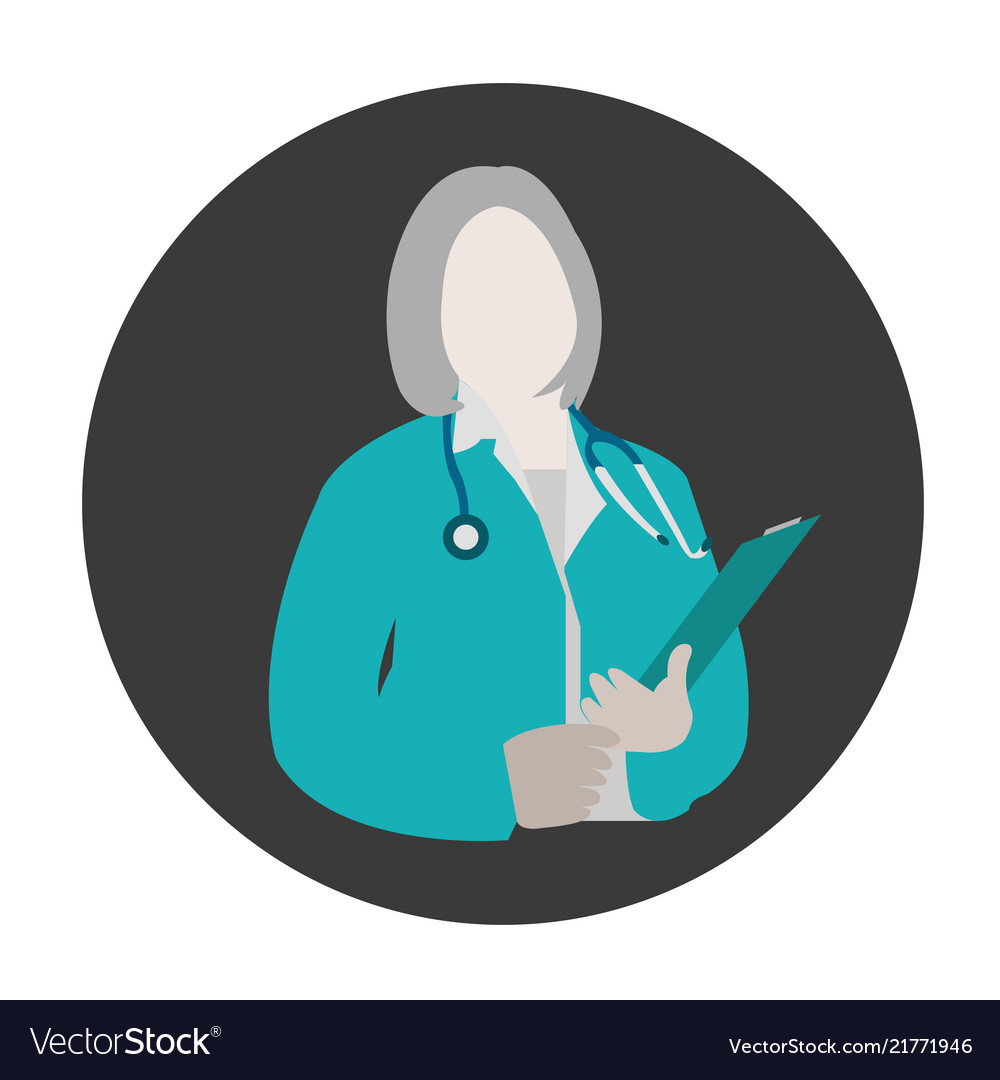 Doctor Avatar Icon Medical Health Specialist Avat Vector Image