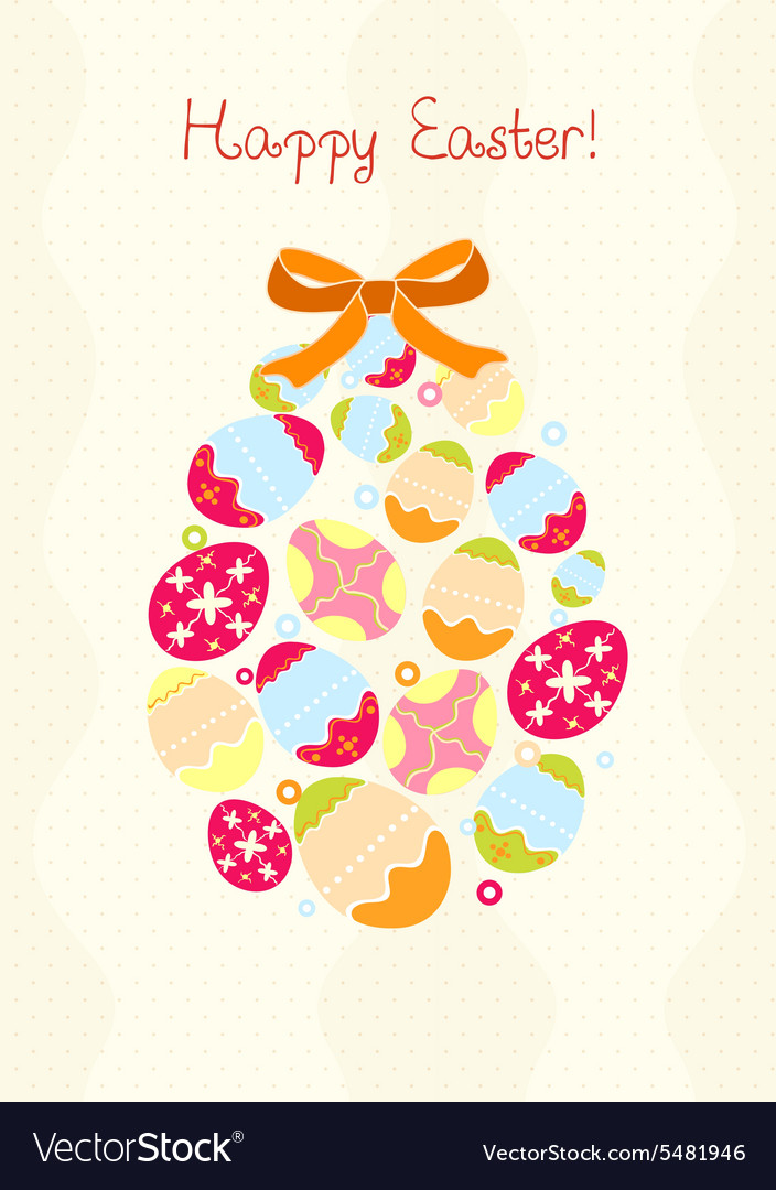 Easter background Royalty Free Vector Image - VectorStock