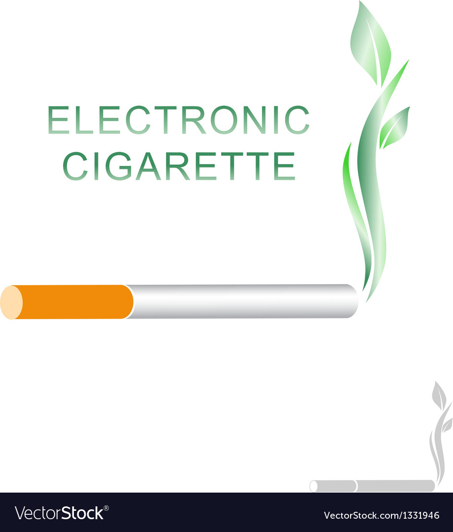 Electronic cigarette Royalty Free Vector Image