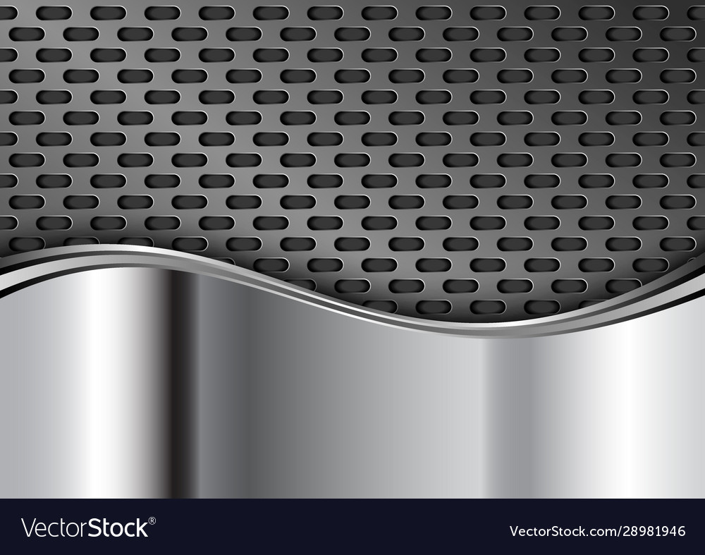 Metal background Royalty Free Vector Image - VectorStock