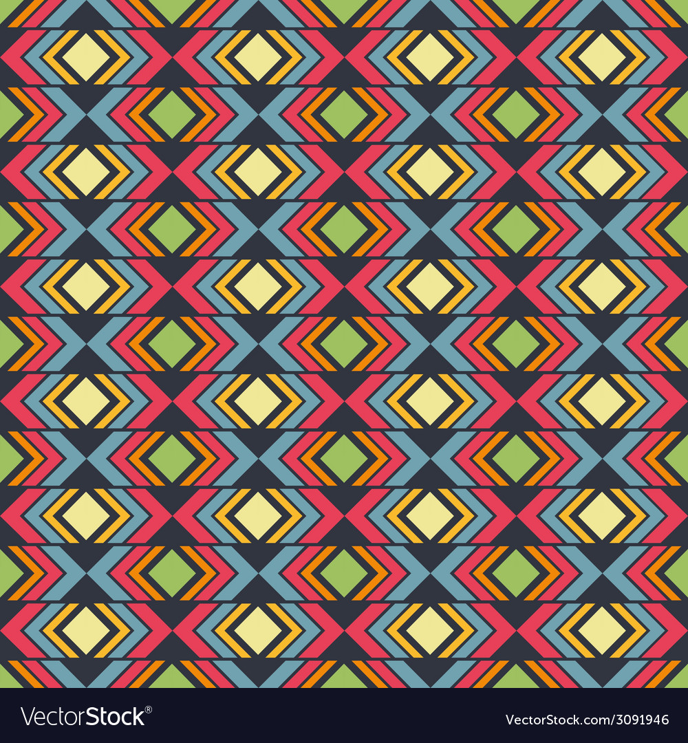 Seamless aztec pattern Royalty Free Vector Image