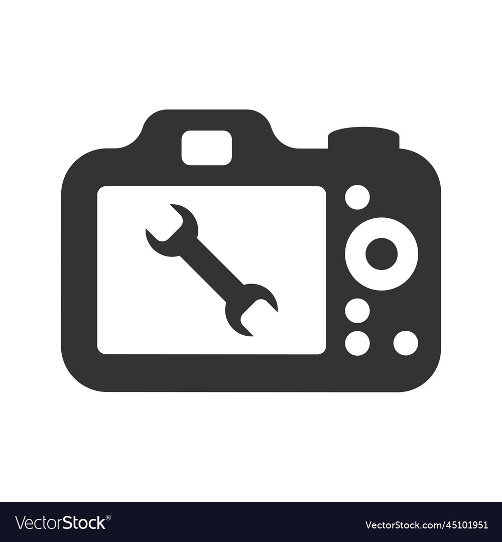 Camera setting mode icon Royalty Free Vector Image