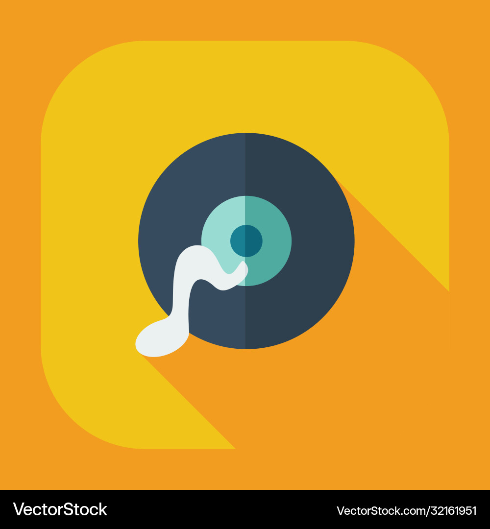 Flat modern design with shadow icons music Vector Image