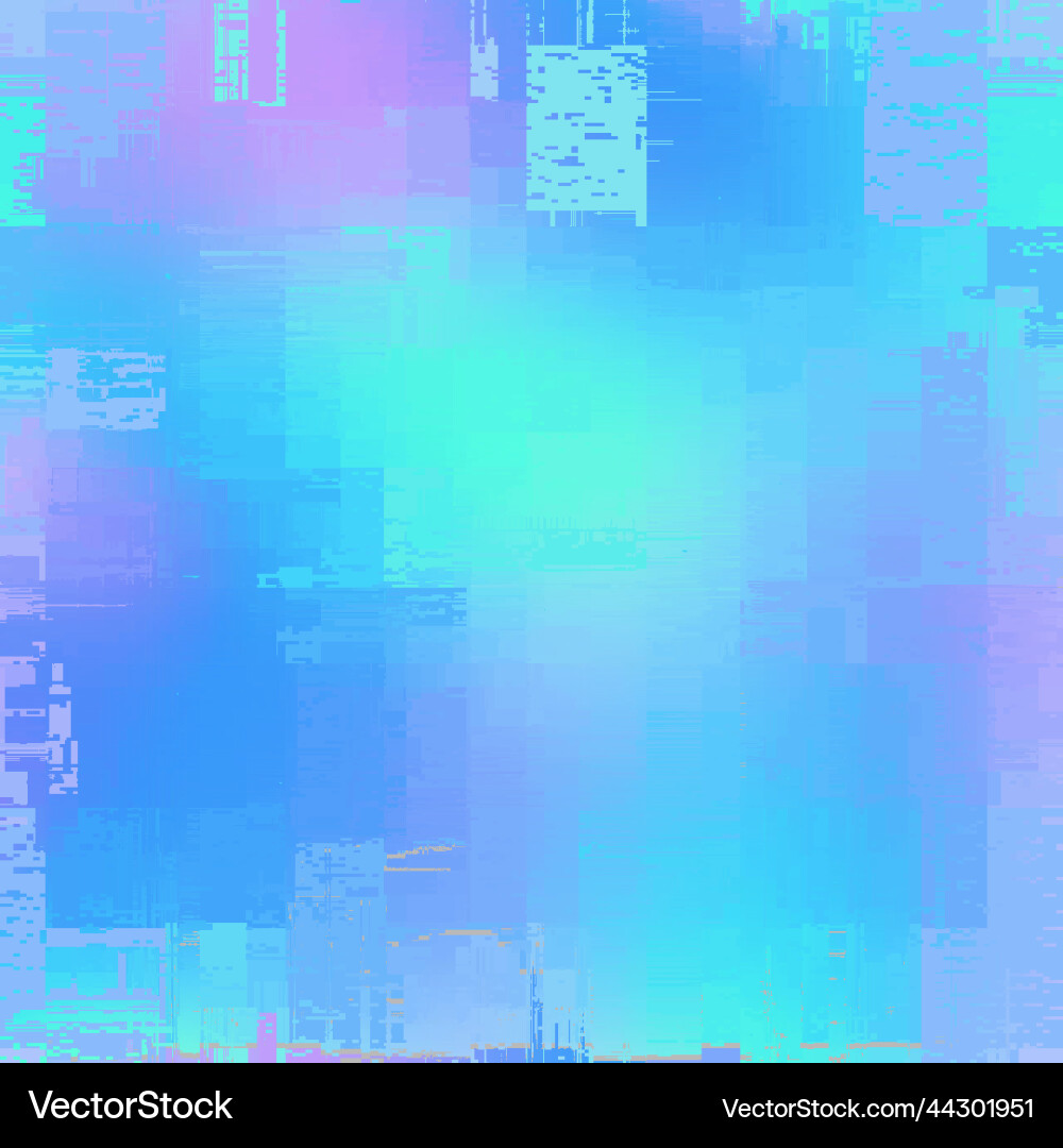 Image with imitation of grunge datamoshing Vector Image