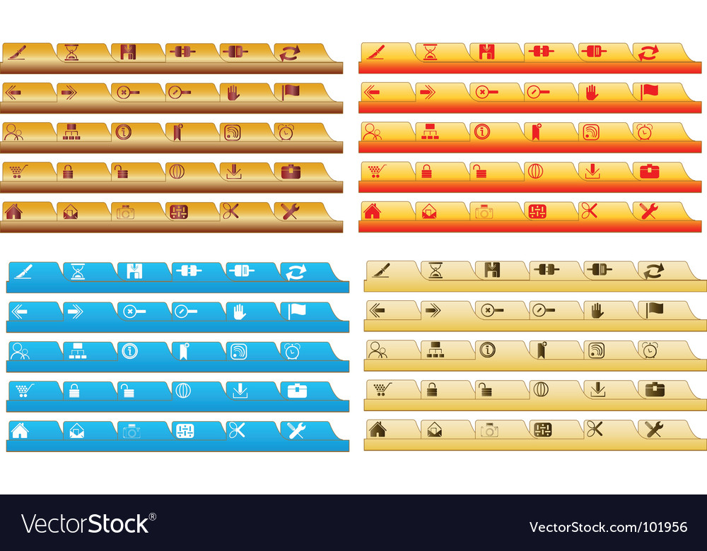 Buttons Royalty Free Vector Image - VectorStock