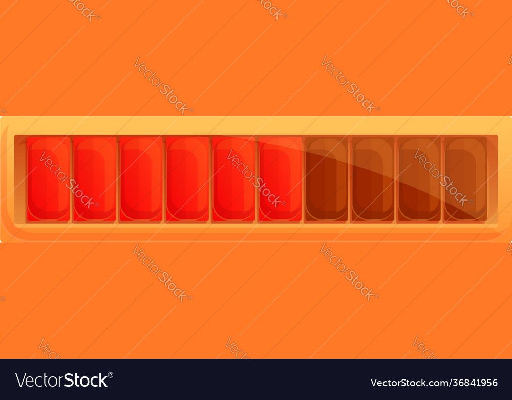 Loading interface button icon cartoon style Vector Image