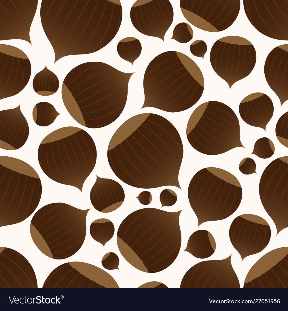 Seamless nuts pattern Royalty Free Vector Image