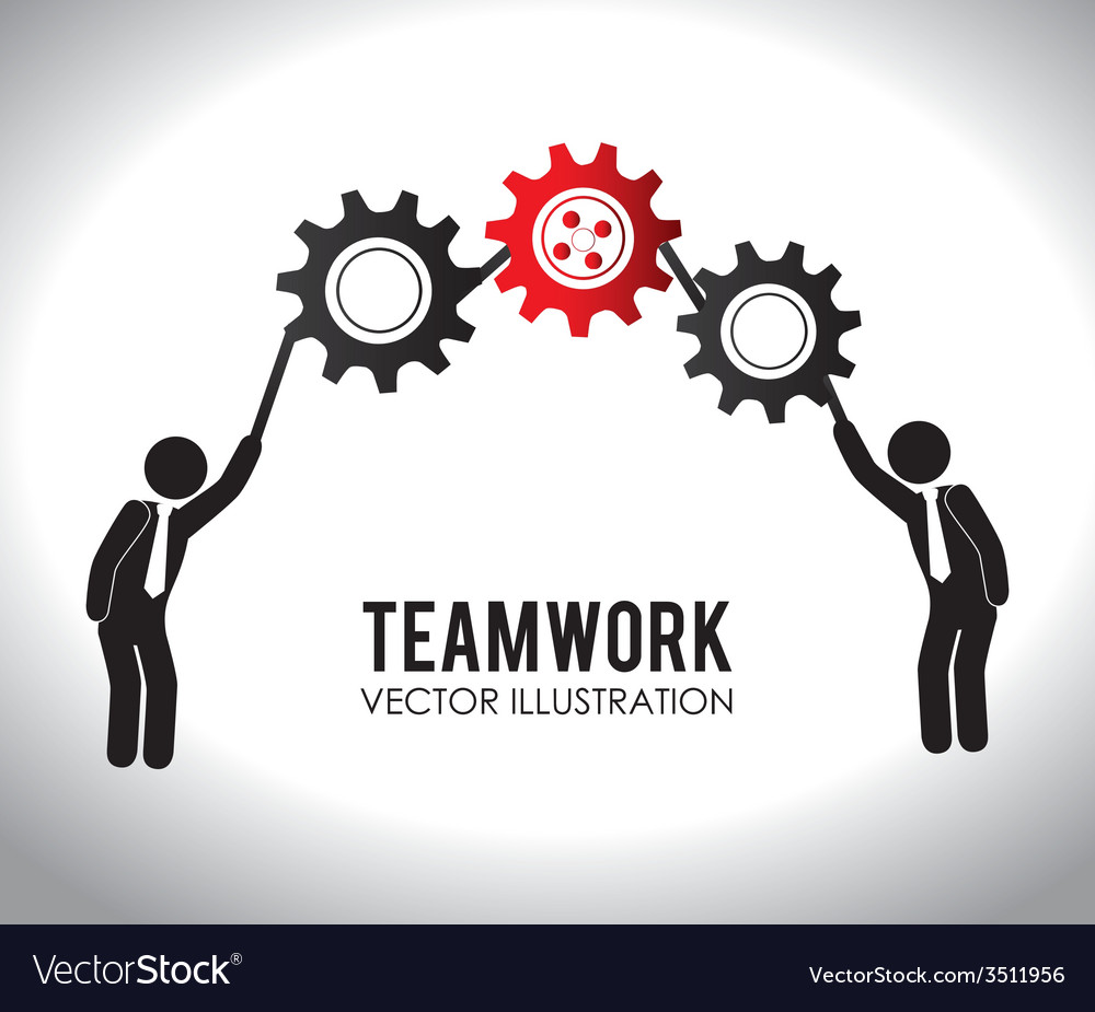 Teamwork design Royalty Free Vector Image - VectorStock
