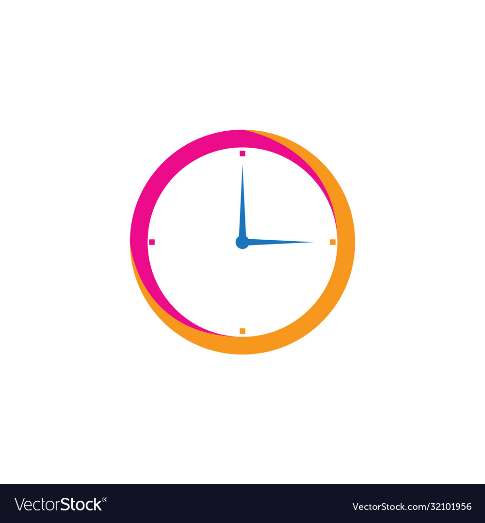 Time logo Royalty Free Vector Image - VectorStock