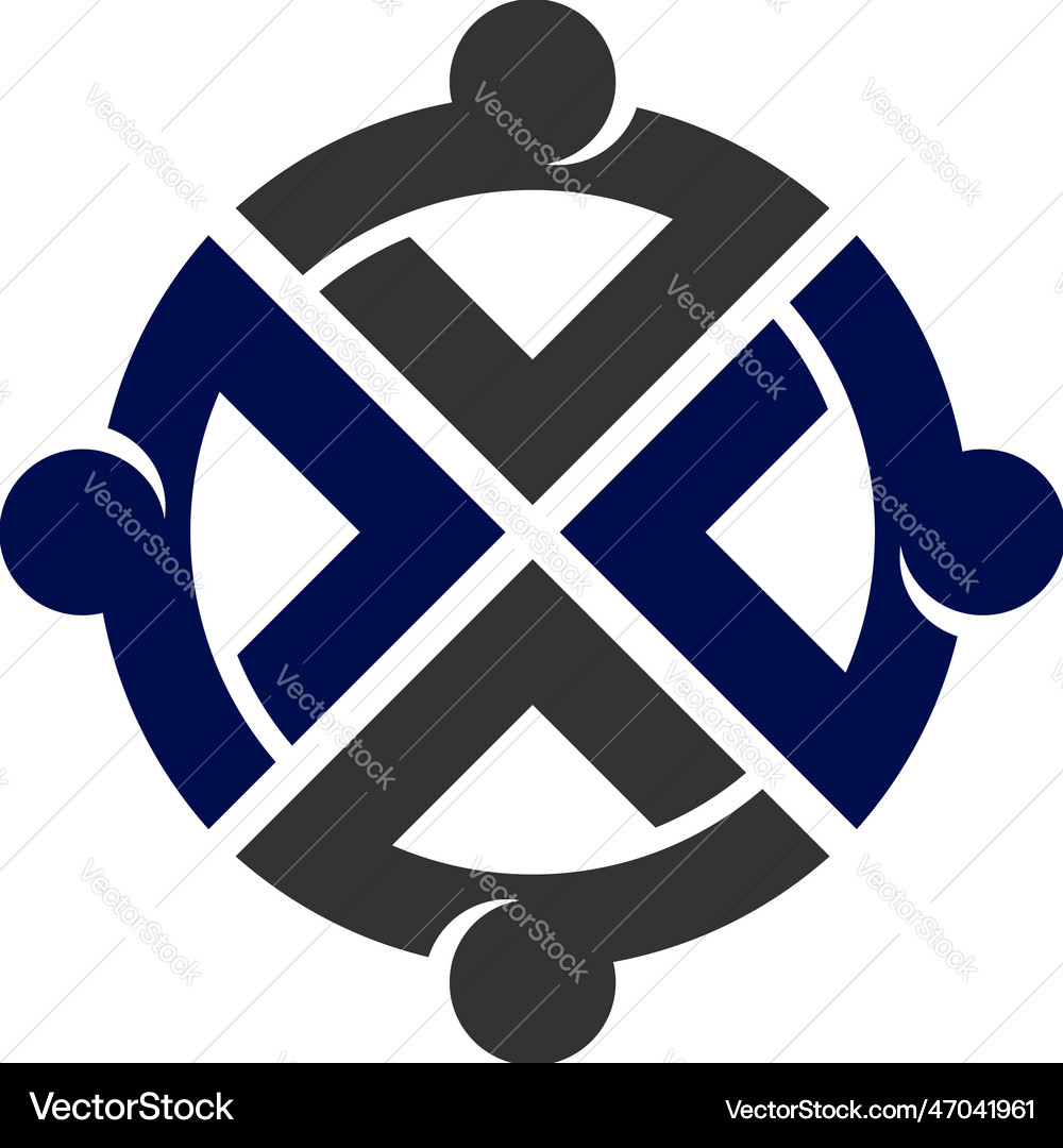 Alliance logo template icon brand identity Vector Image