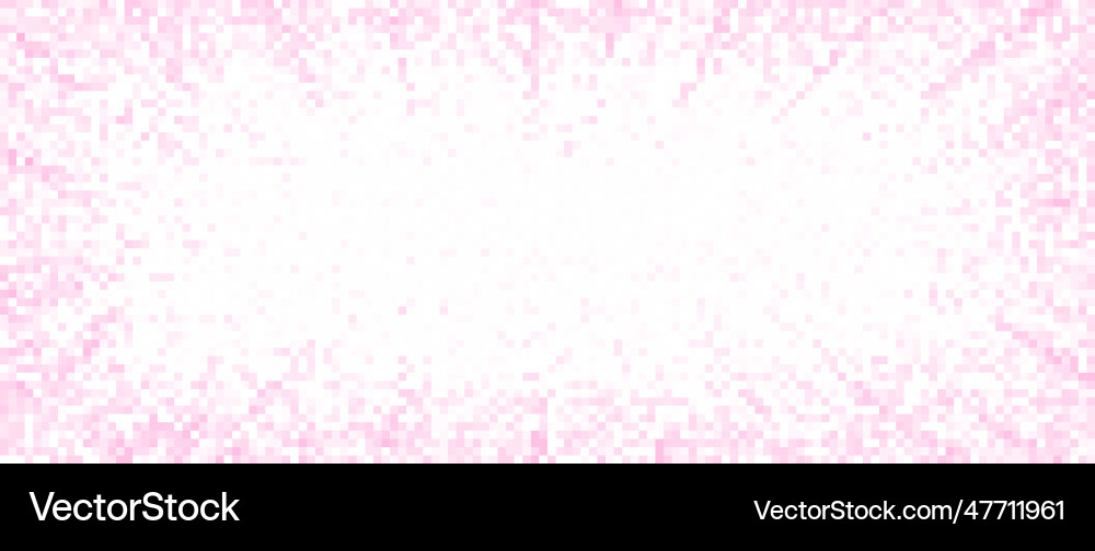 Fading pixelated pick frame radial rose noise Vector Image