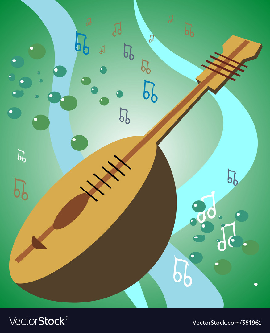 Mandolin Royalty Free Vector Image - VectorStock