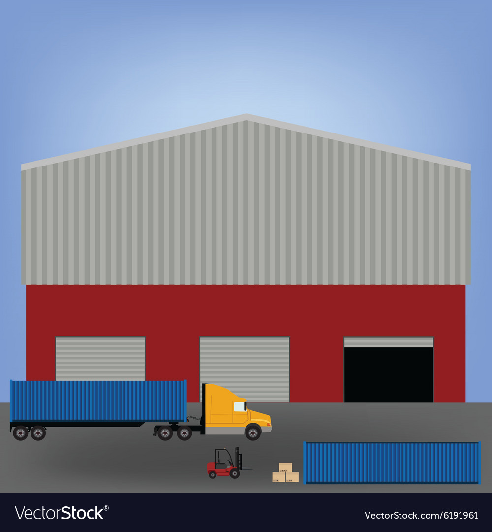 Warehouse Royalty Free Vector Image - VectorStock