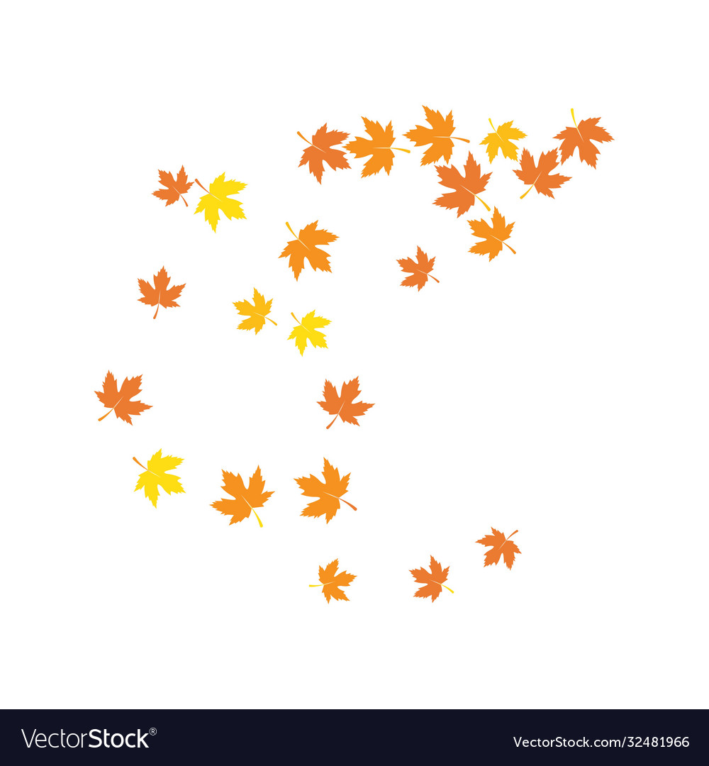 Autumn leaf background Royalty Free Vector Image
