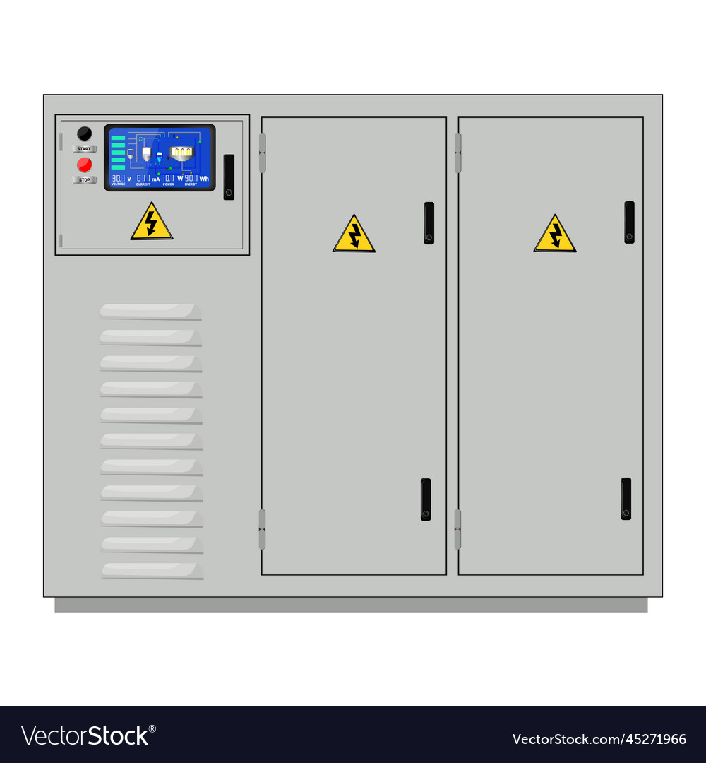 Control panel production panel Royalty Free Vector Image