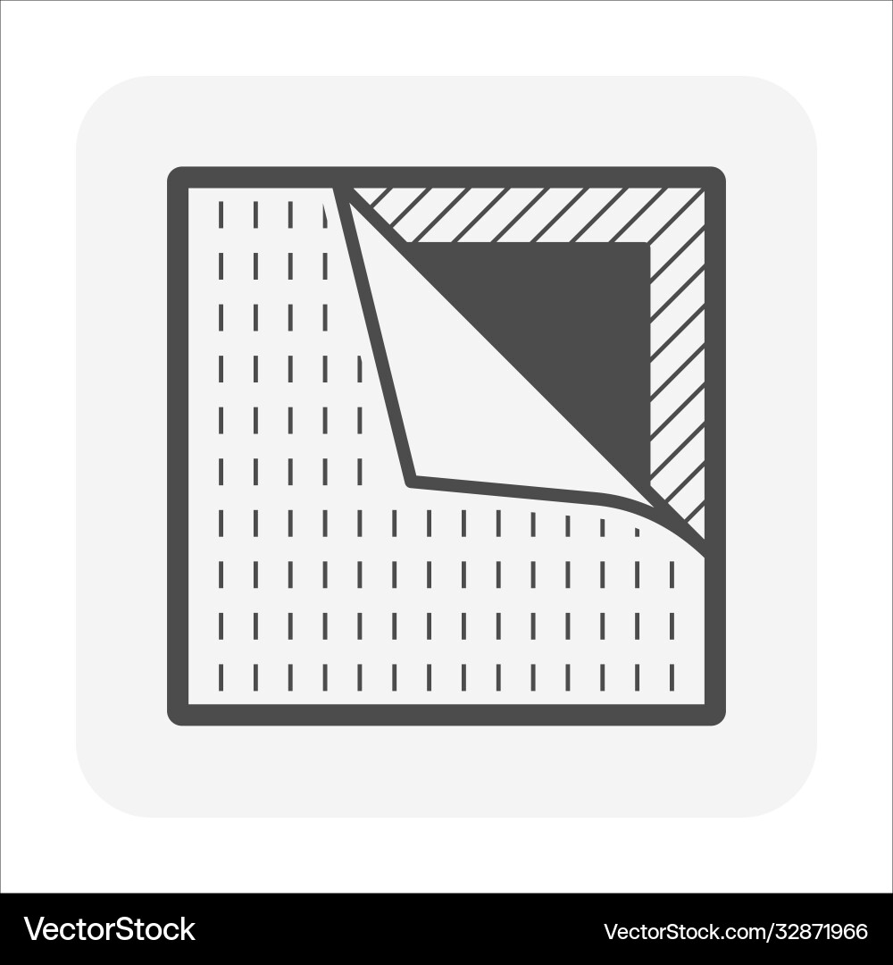 Linoleum floor material or floor finishing Vector Image