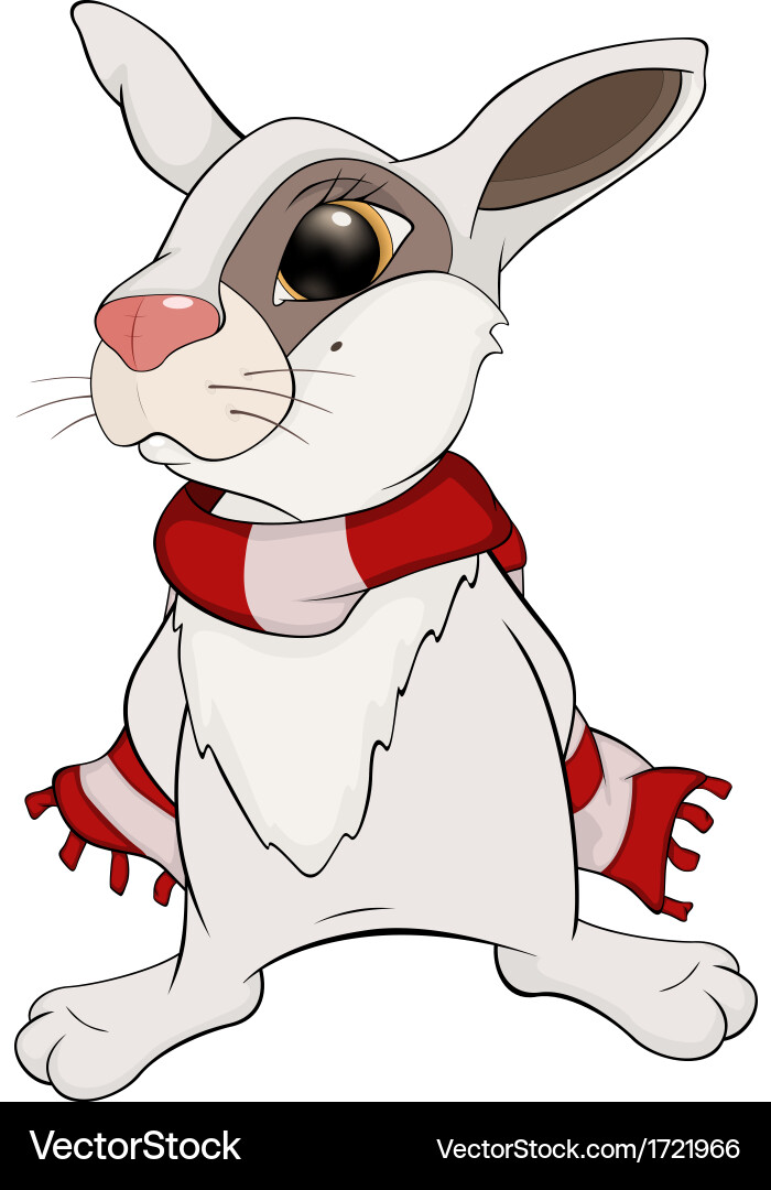 Rabbit cartoon Royalty Free Vector Image - VectorStock