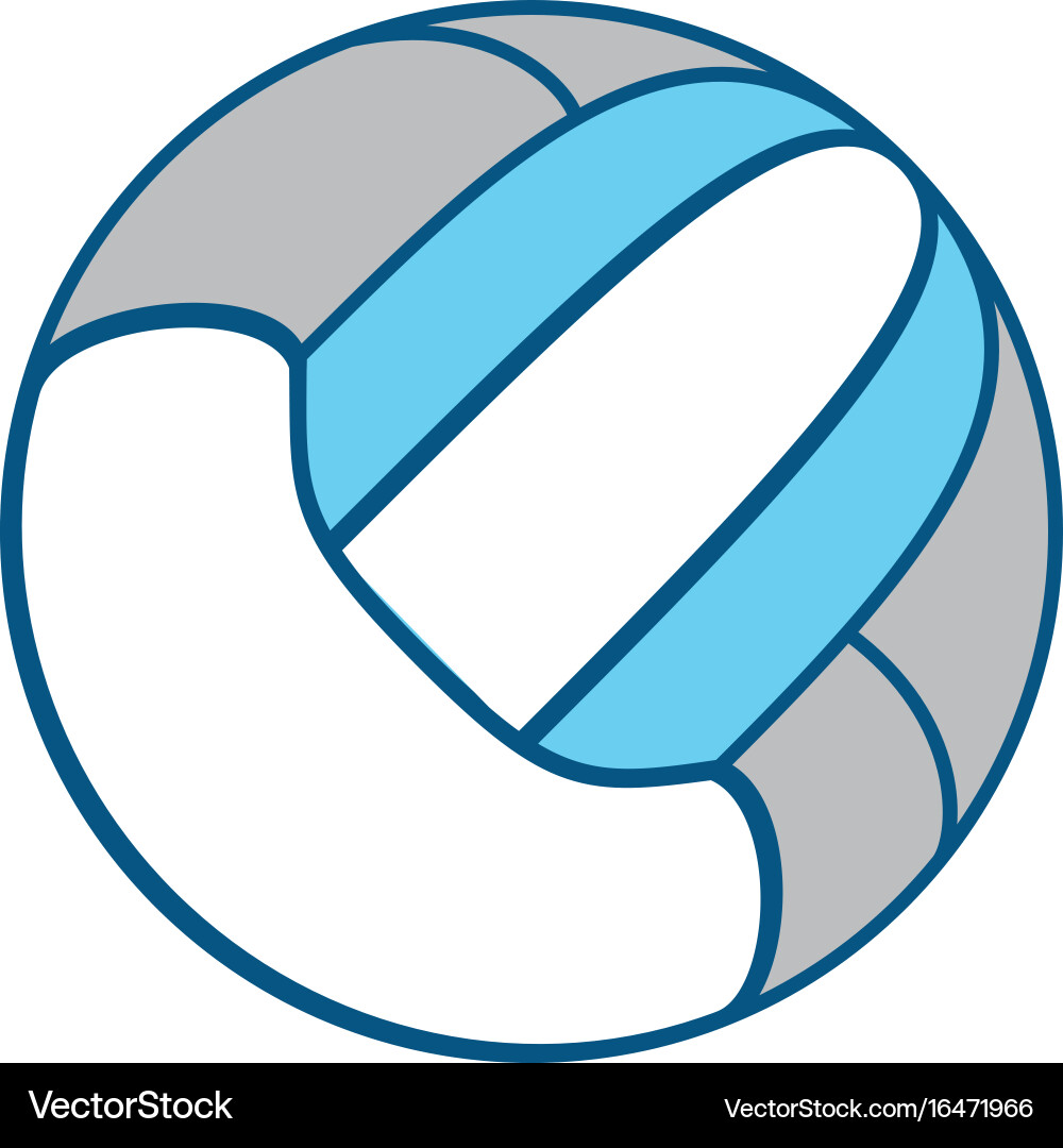 Sport volleyball ball Royalty Free Vector Image