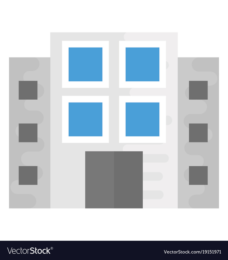 Building Royalty Free Vector Image - VectorStock